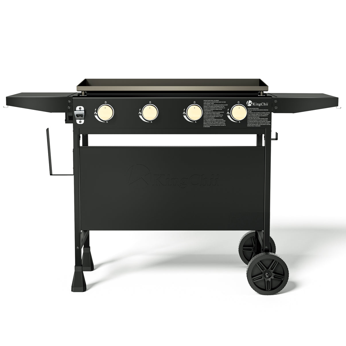 KingChii 4-Burner 35" Propane Griddle for Camping, Tailgating, BBQ, Ba ...